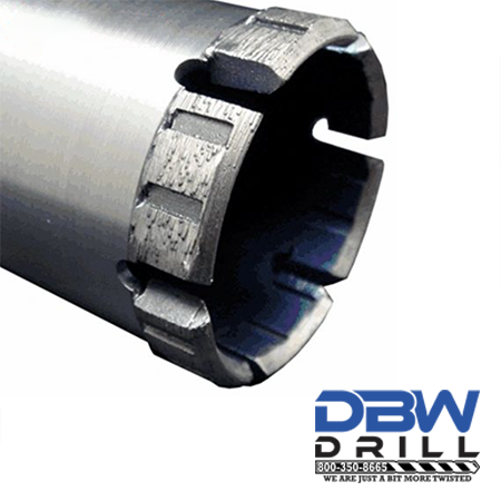 Professional Wet Diamond Core Bit - Turbo Segment - Drill Bit Warehouse