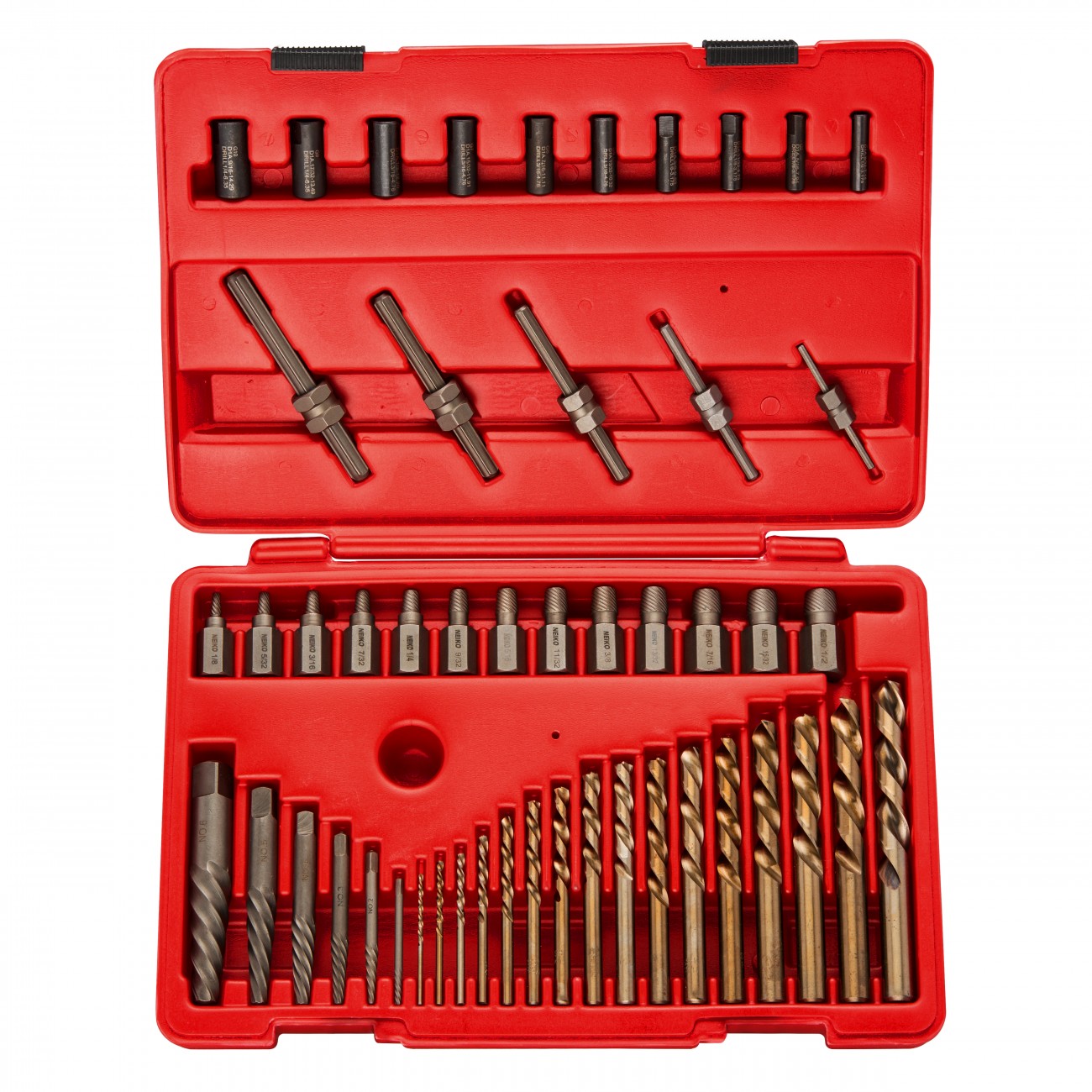 55pc Screw Extractor and Drill Bit Set - Drill Bit Warehouse
